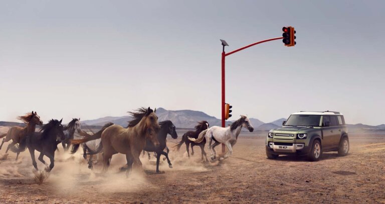 Above & Beyond: The new Land Rover Defender Campaign shot alongside the ...